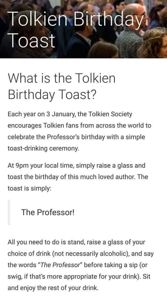 A Toast to the Professor! - Stumbling Toward Heaven